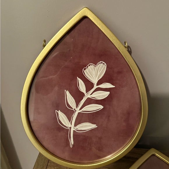 Hobby Lobby | Wall Decor | Hobby Lobby Gold And Red Teardrop Art Decals ...